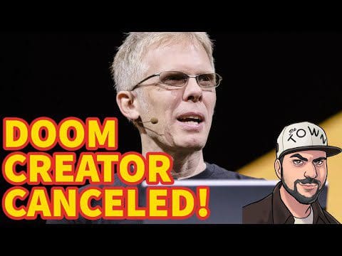 WOKE Journalist Tries To Cancel DOOM Creator For Attending "Non-Woke ...