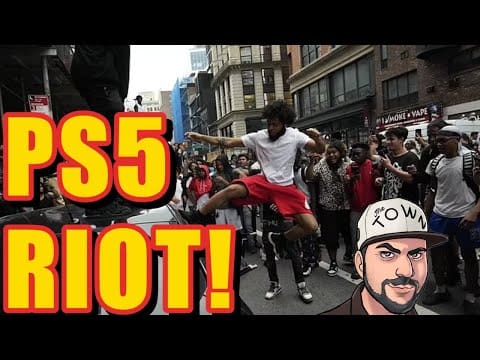 MASSIVE CHIMP OUT In NYC With YouTuber Kai Cenat's PS5 Giveaway | Jon ...