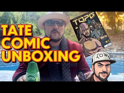 Unboxing Andrew Tate's $100 Top G #1 Comic | Jon Del Arroz