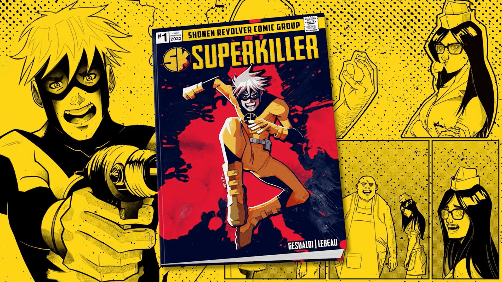 Vito Passes $100,000 For His Comedy Graphic Novel, Superkiller