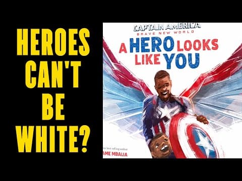 Fans SAVAGE Captain America: Brave New World INSANE RACE-BAITING BOOK ...
